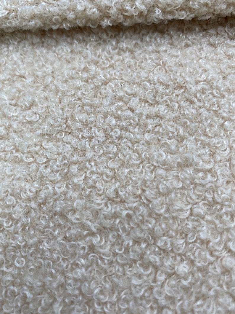 Cream Teddy Bear Shag Fabric Sheets Synthetic Fabric Sheets - Etsy