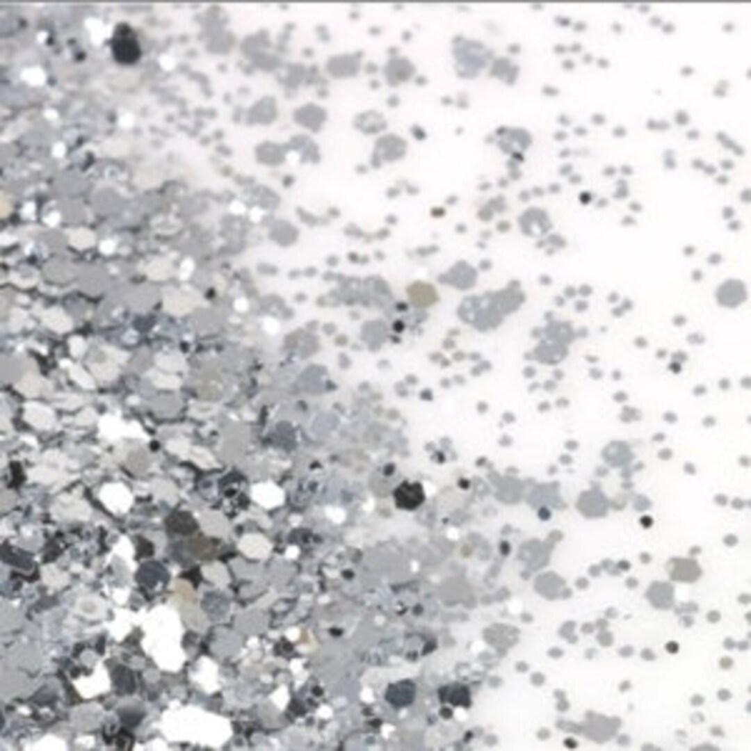 Silver Iridescent Chunky Mixed Glitter, Mixed Sequin Glitter, for DIY ...