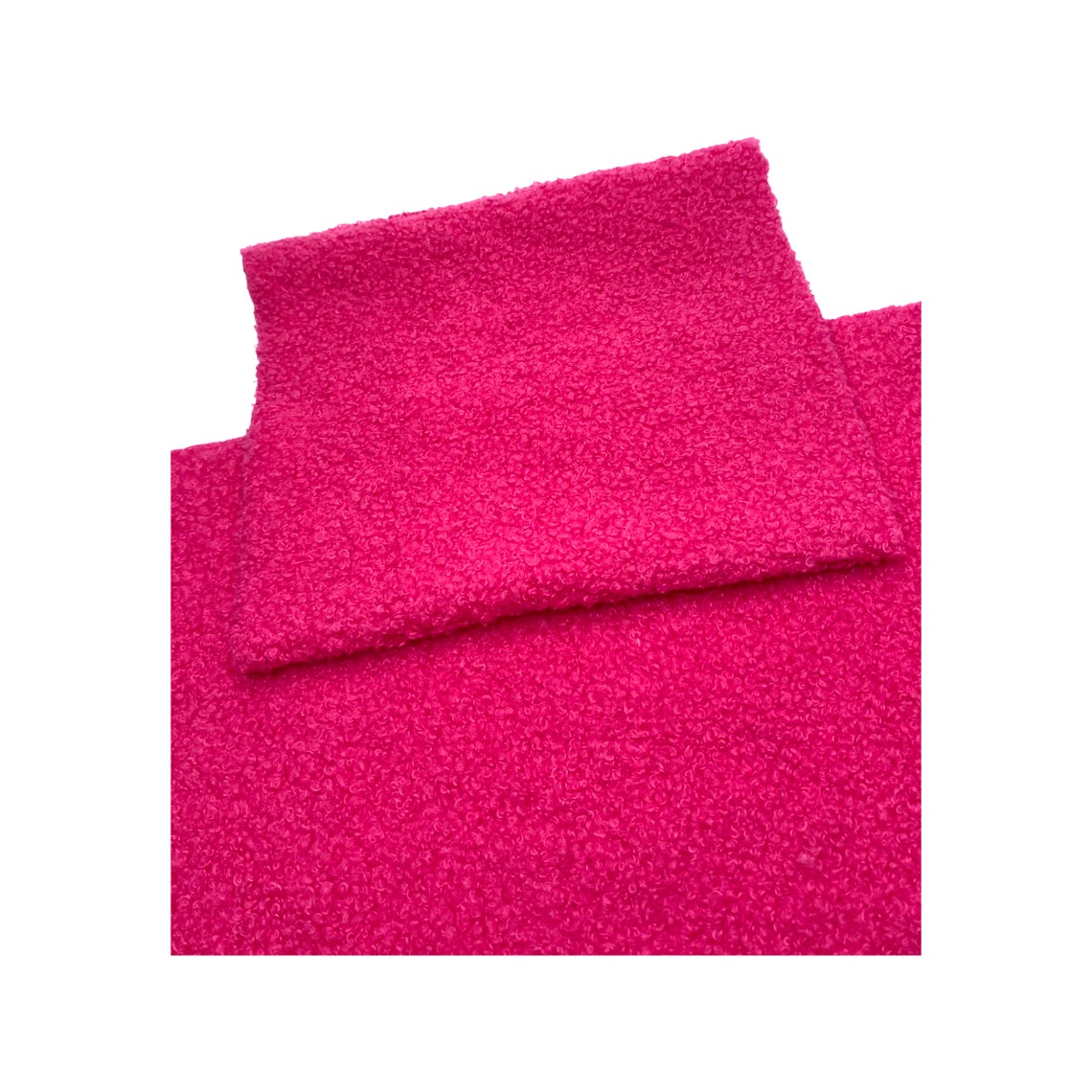 Hot Pink Teddy Bear Shag Fabric Sheets Synthetic Fabric - Etsy