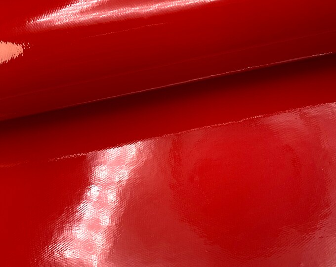 Red Pleather Solid Faux Leather Sheets Synthetic Vinyl - Etsy