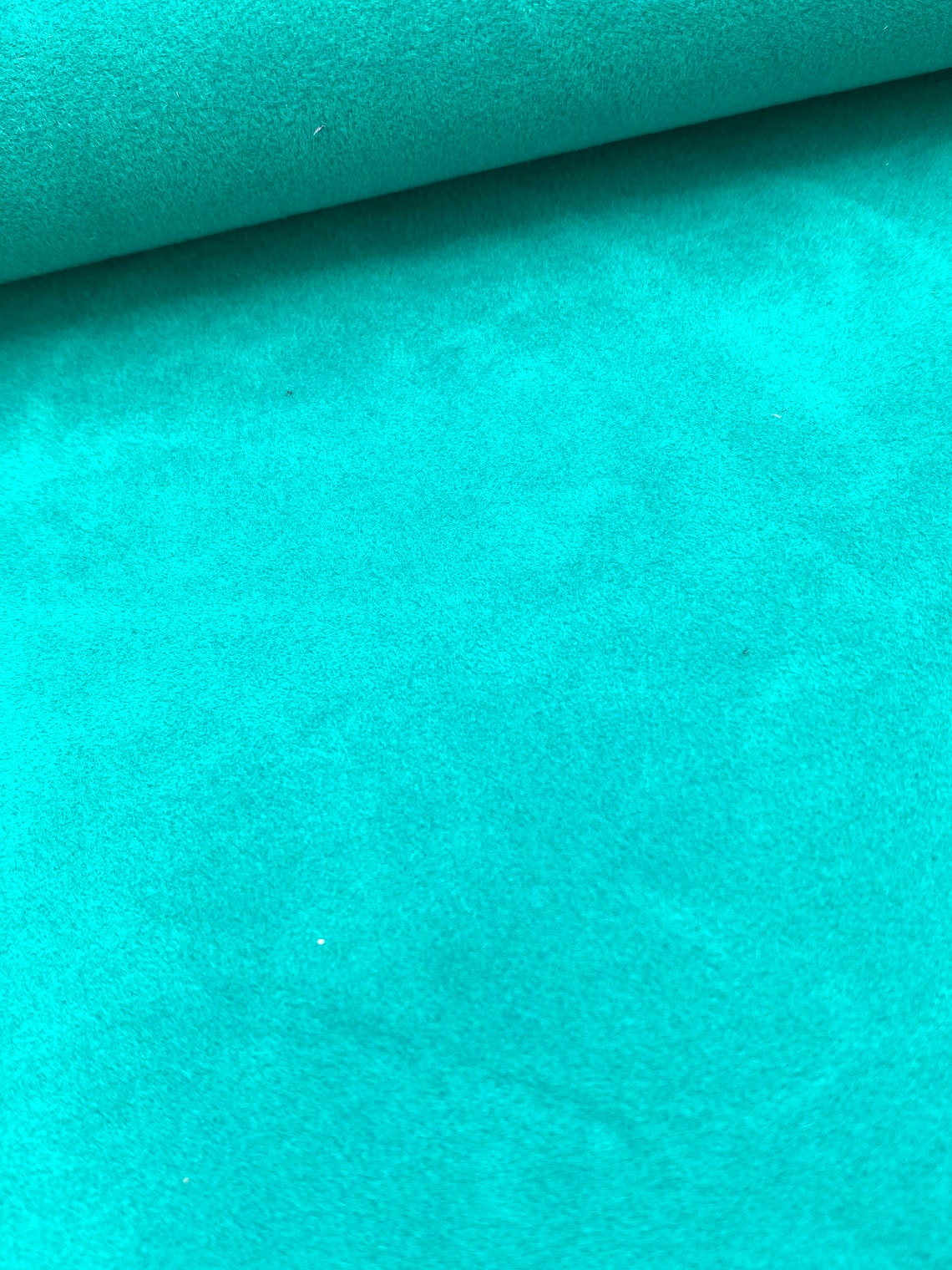 Turquoise DOUBLE SIDED Faux Velvet Velveteen Fabric Sheets | Etsy