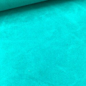 Turquoise DOUBLE SIDED Faux Velvet Velveteen Fabric Sheets | Etsy