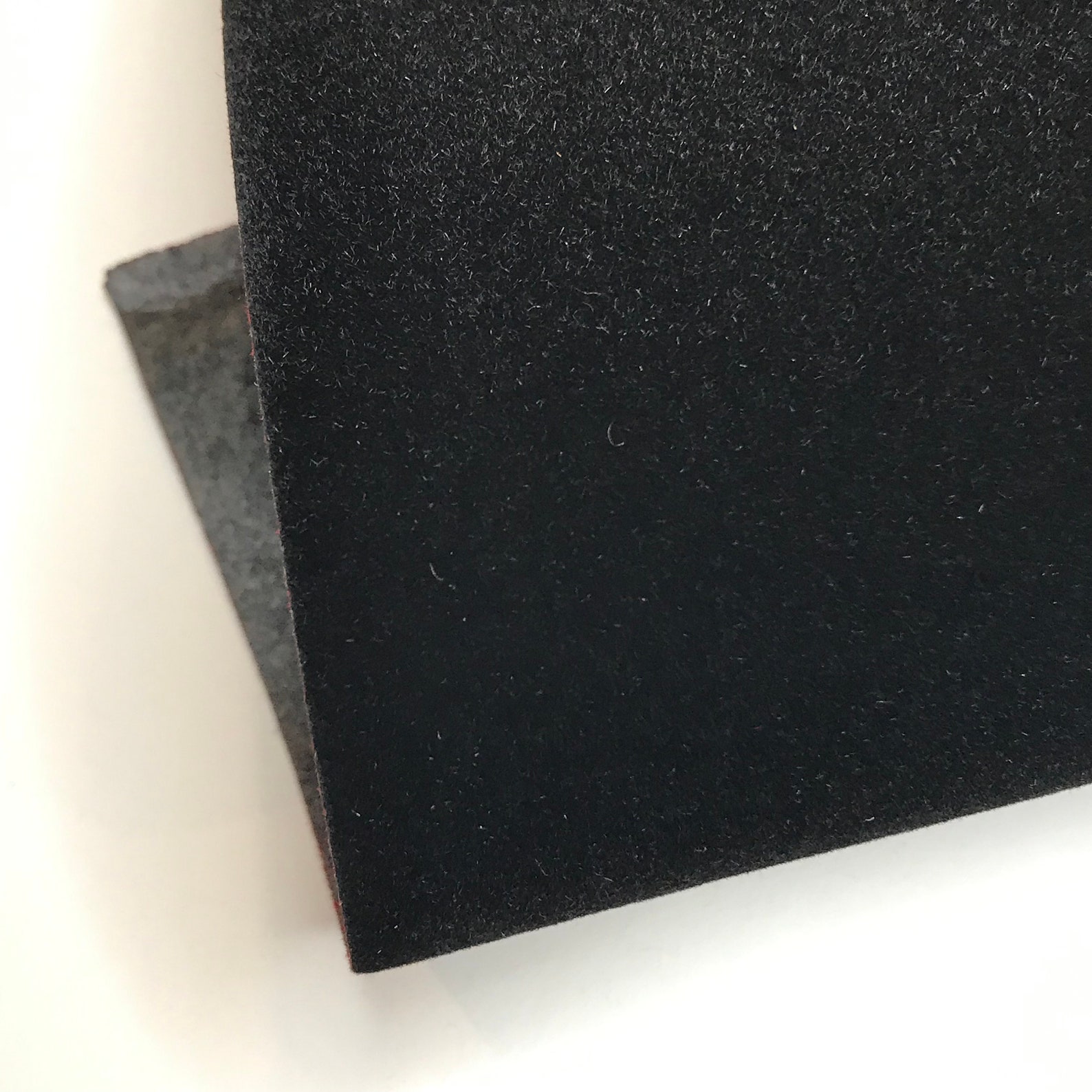 Black Faux Velvet Velveteen FABRIC Sheets Synthetic Fabric - Etsy