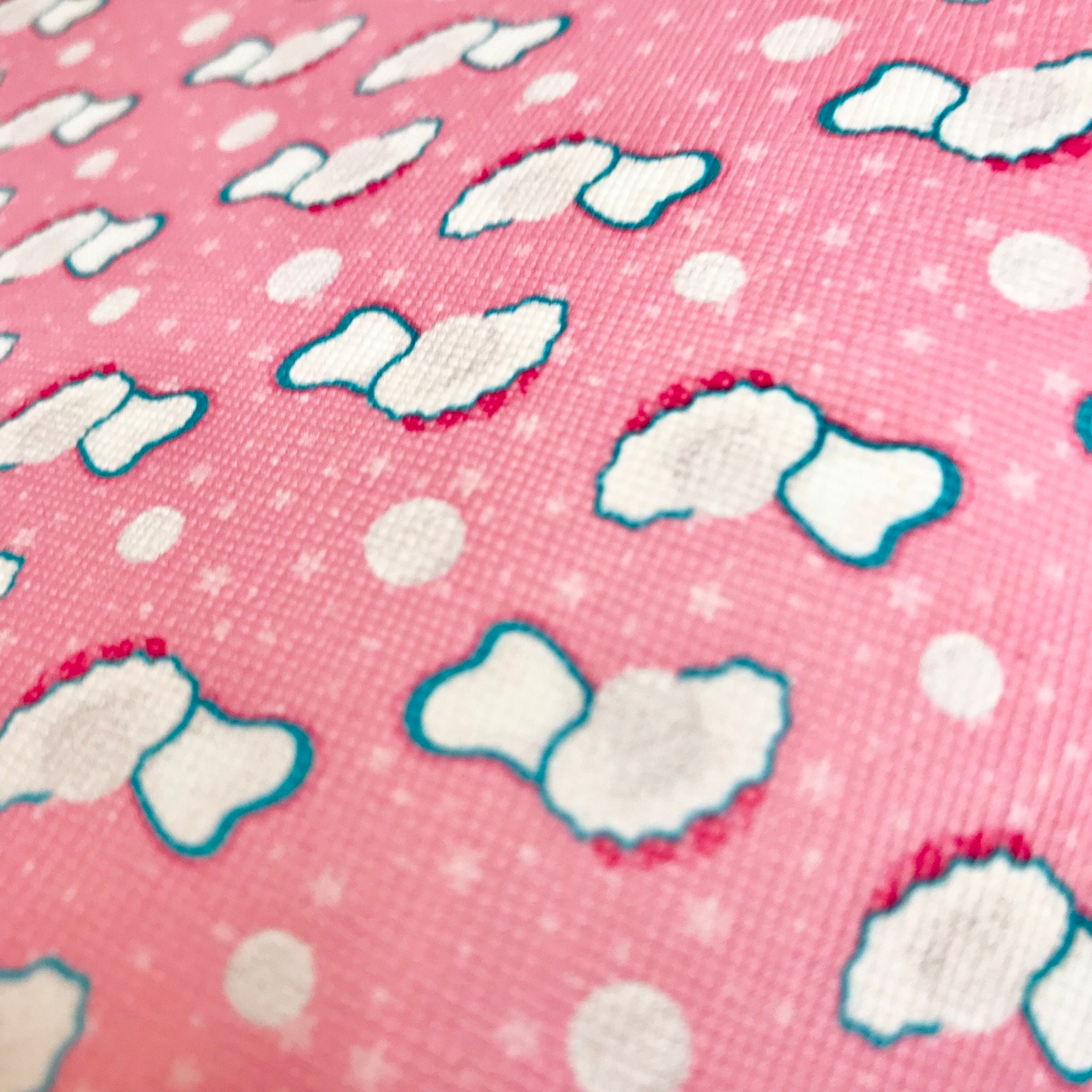 Pink Clams With Pearls Printed Faux Leather Sheet Vinyl Fabric - Etsy