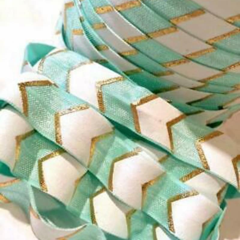 Aqua Blue Chevron - Etsy