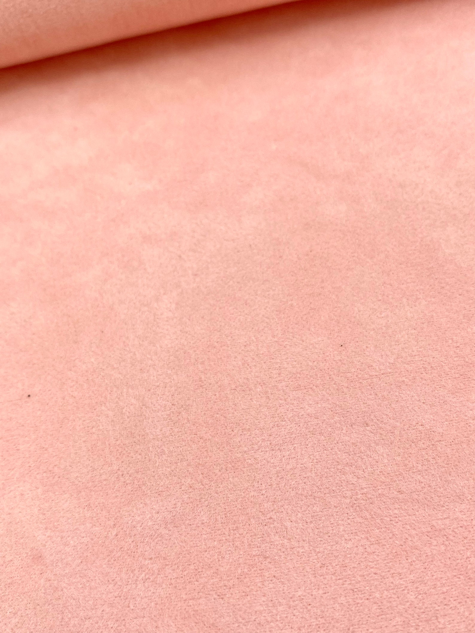 Light Pink DOUBLE SIDED Faux Velvet Velveteen Fabric Sheets, Synthetic ...