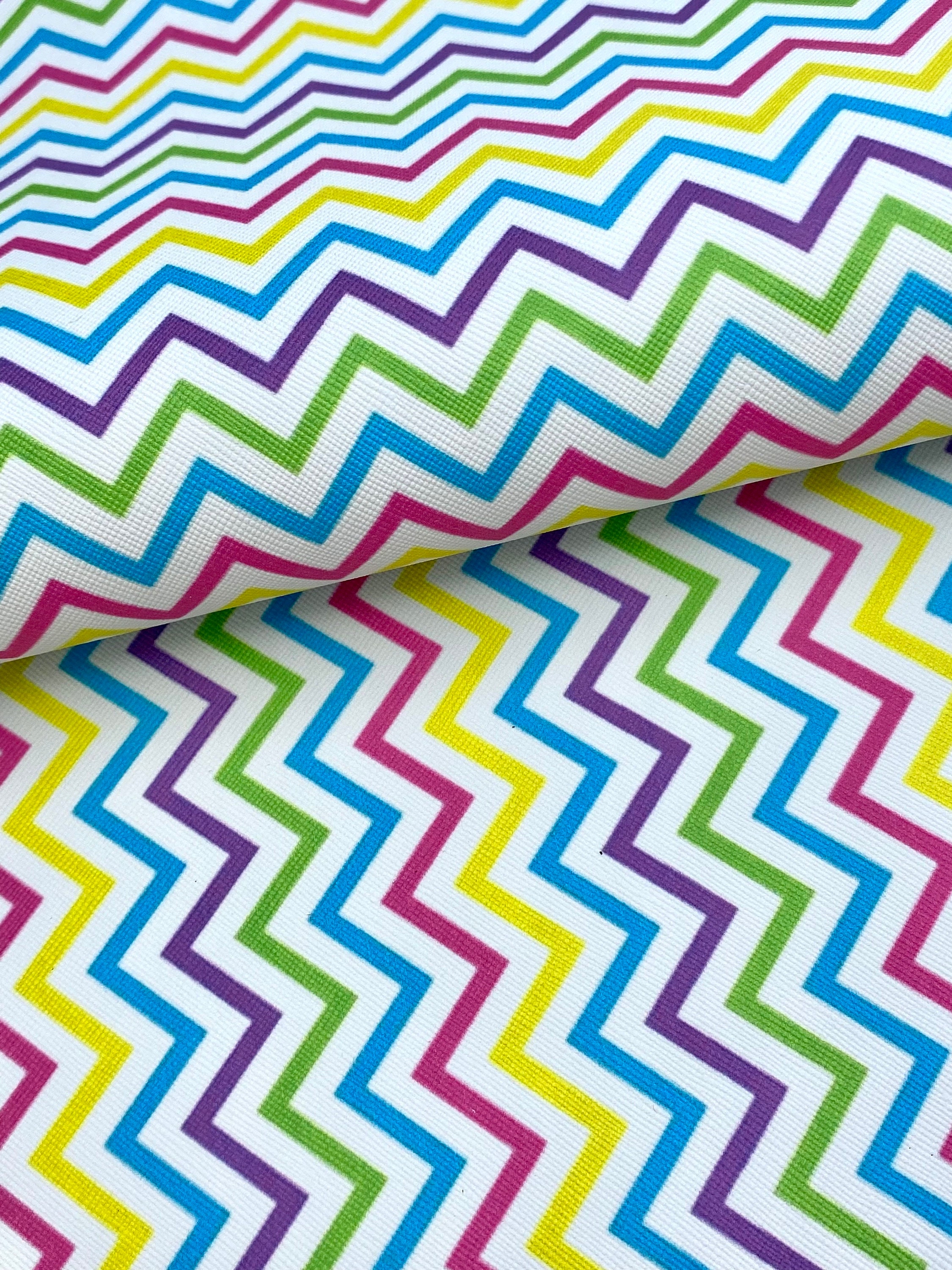 Rainbow Chevron Pattern