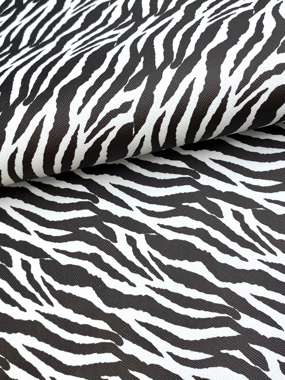 Zebra Print Faux Leather Sheet, Pattern Vinyl Fabric, Diy Hair Bow and ...