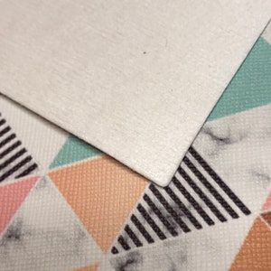 Marble Triangles Printed Faux Leather Sheet Pattern Vinyl Fabric for ...