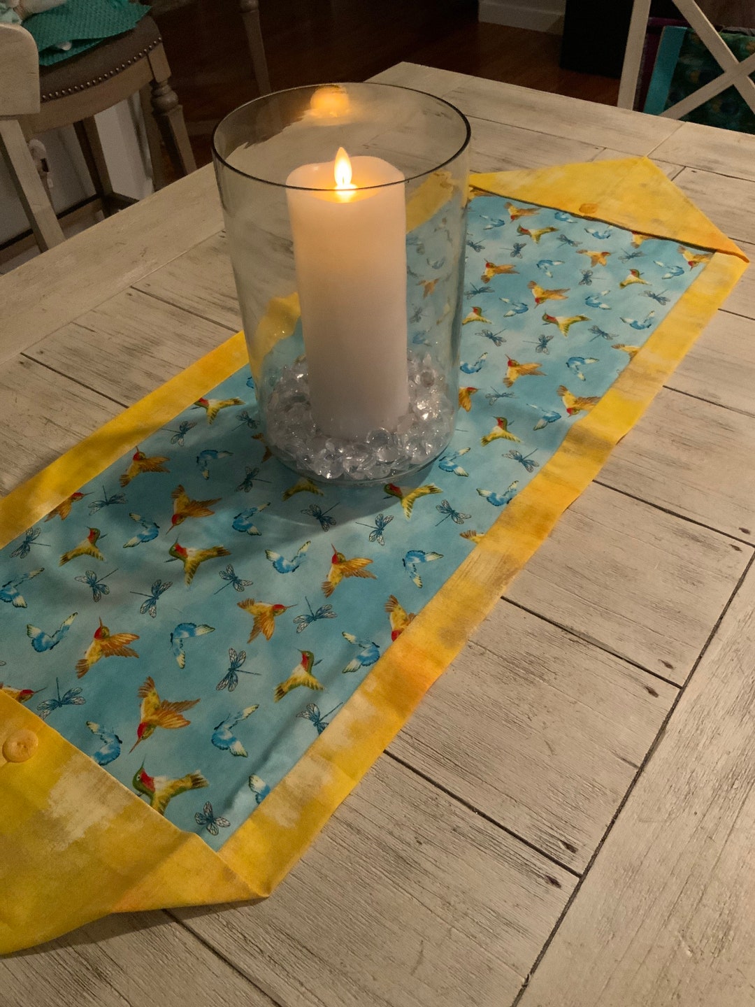 Hummingbird Table Runner & Centerpiece - Etsy