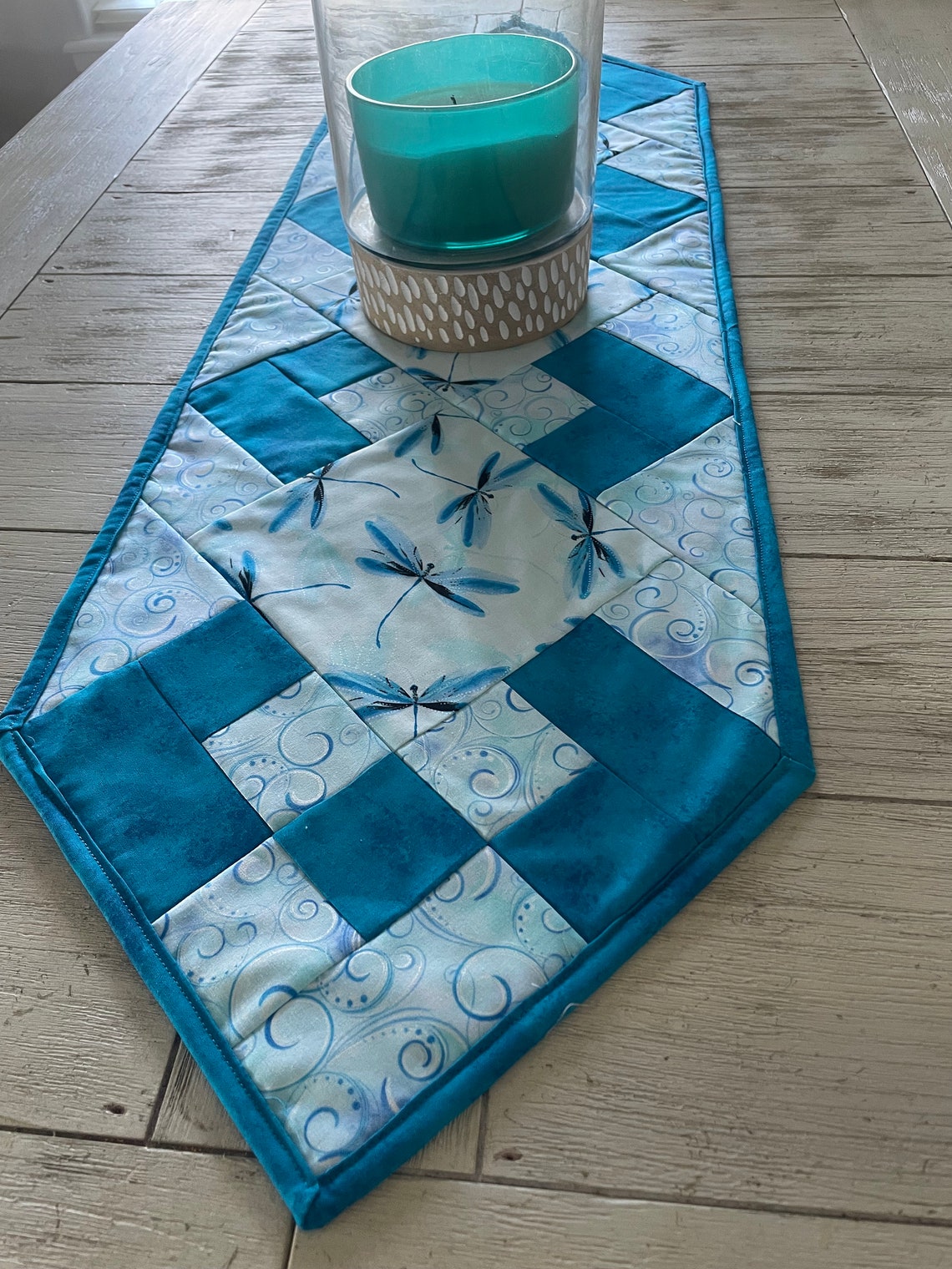 Quilted Dragonflies Table Runner - Etsy