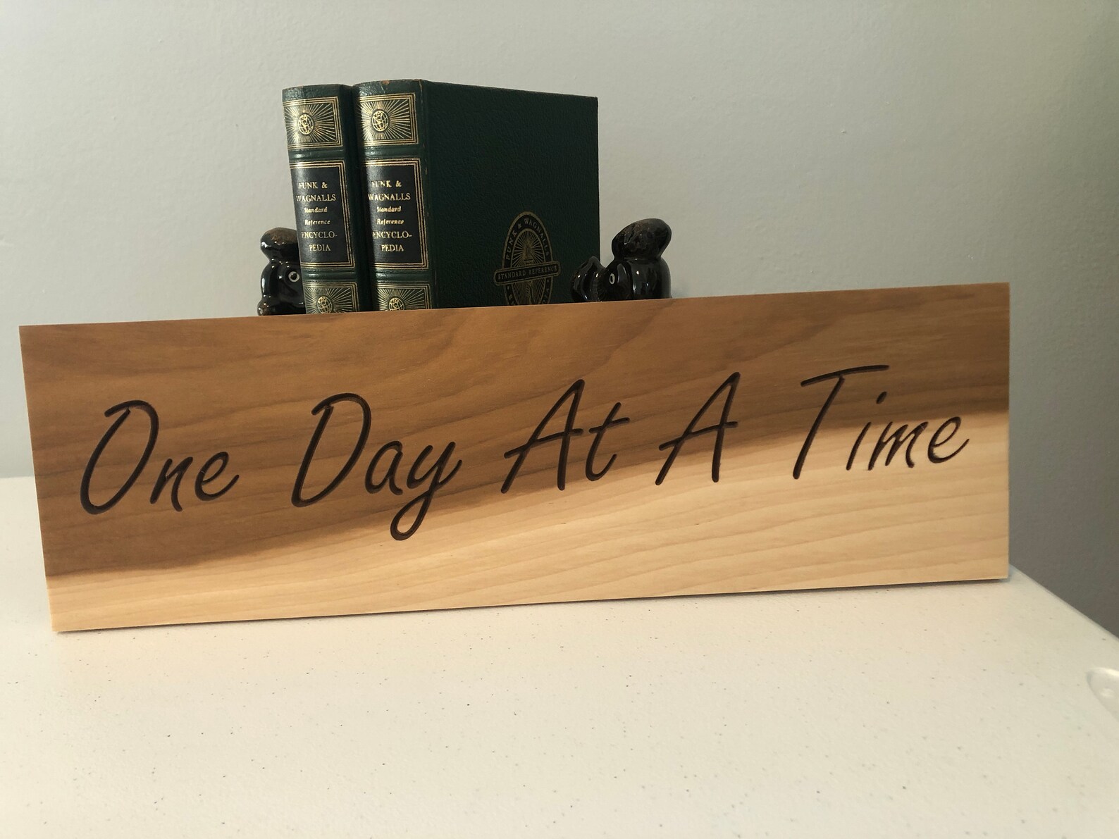 One Day at A Time Wooden Sign - Etsy