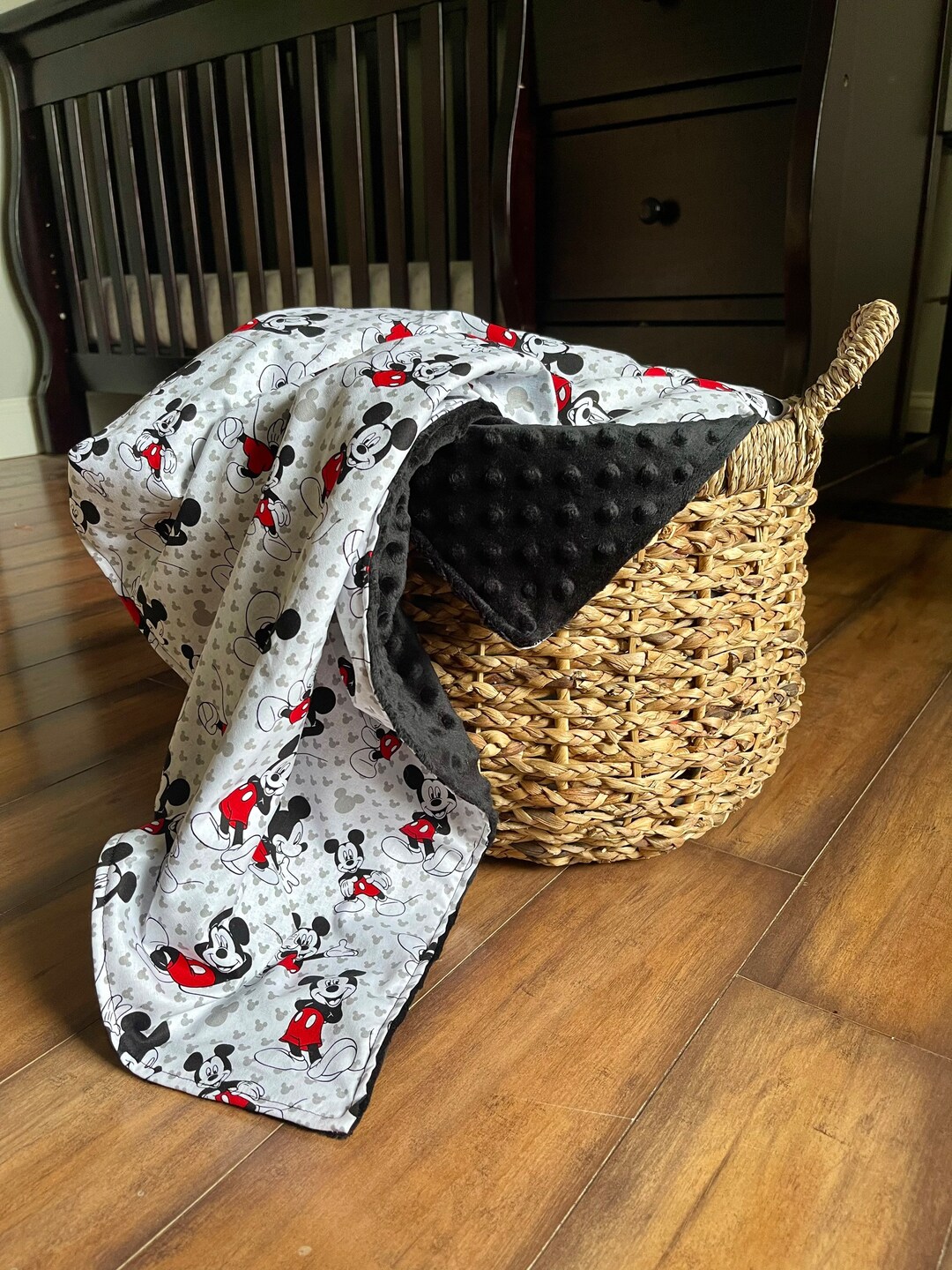 Mickey Mouse Minky Blanket Baby Toddler Blanket. - Etsy