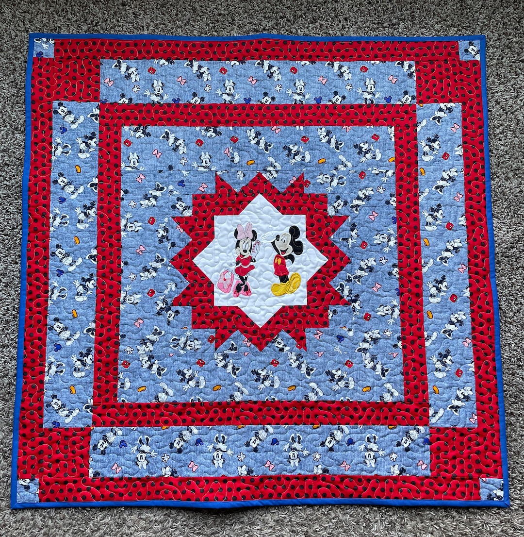 Mickey Minnie Mouse Quilt - Etsy
