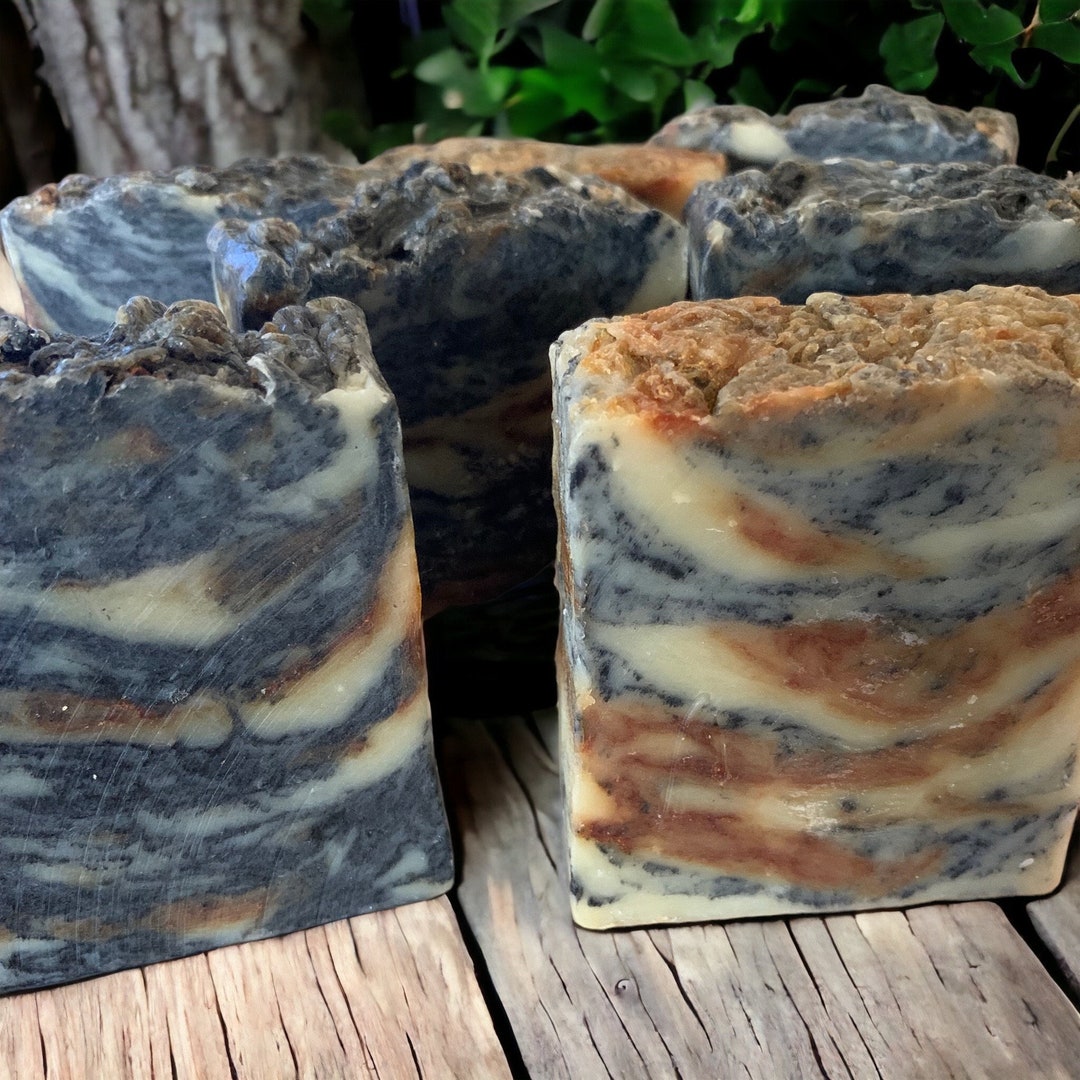 Detox Facial Bar, Activated Charcoal Facial Bar Soap, Turmeric Facial ...