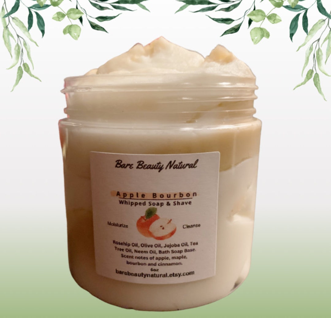 Whipped Soap & Shave, Apple Bourbon Whipped Soap, Body Soap Frosting ...