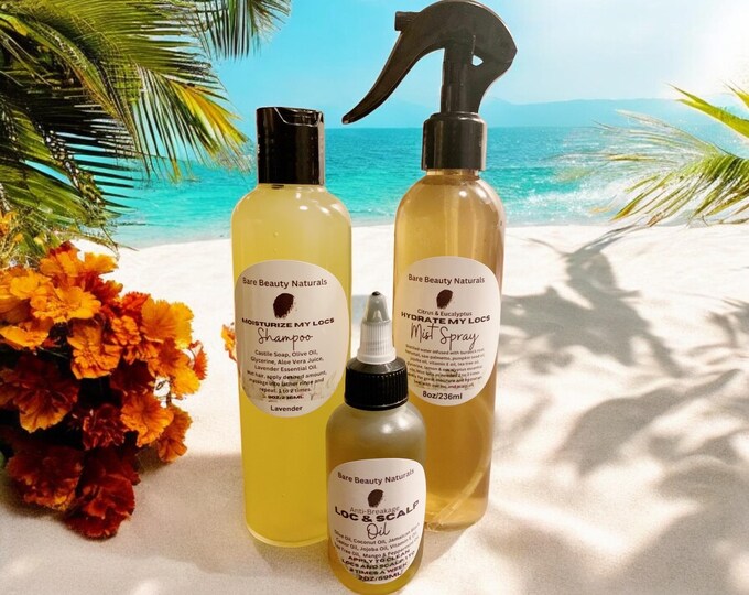 Continuous Loc Mister Ready Made Loc Hydration Mist Itchy Scalp Shampoo ...