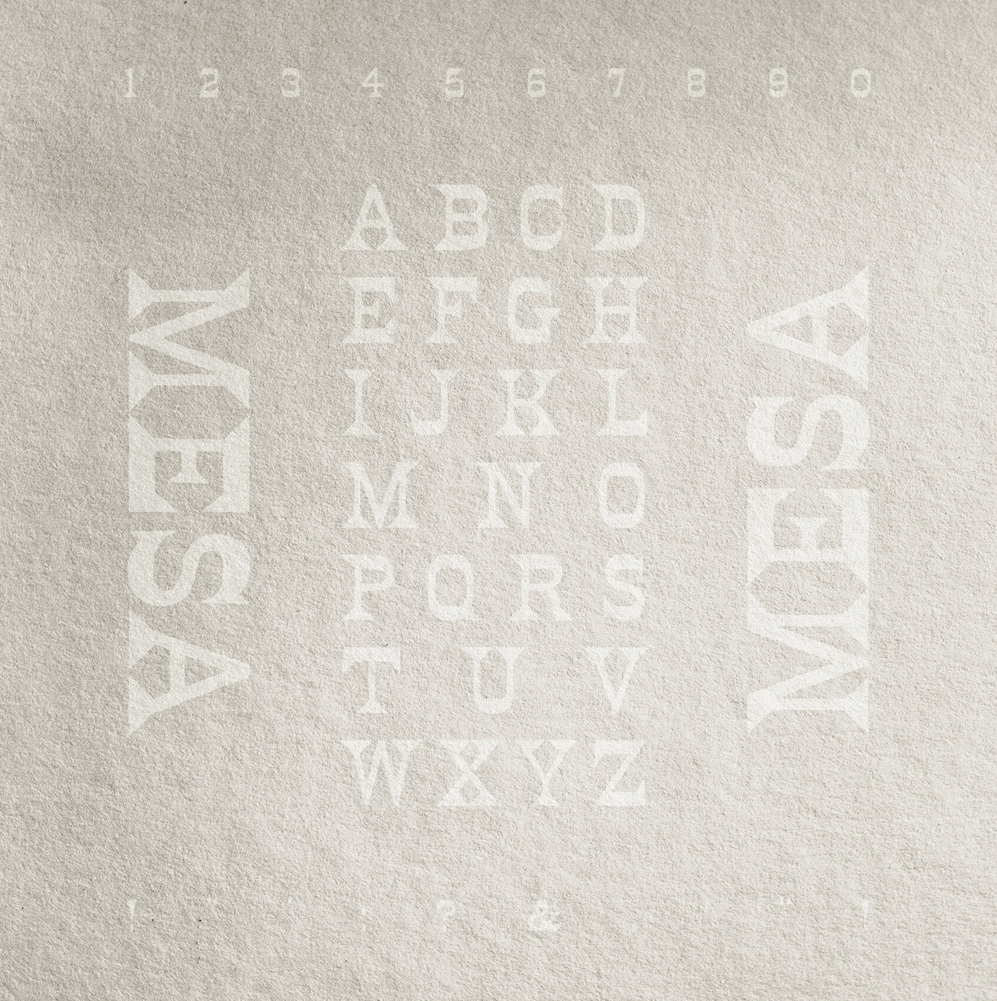 Mesa Font Handmade Typeface, OTF Digital Download, Vintage Font, Western Font, Cowboy Font ...