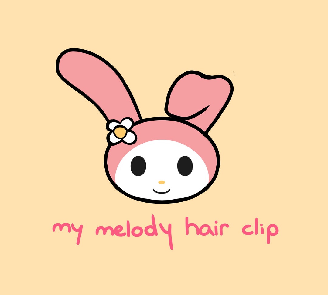 My Melody Kawaii Hair Clip - Etsy