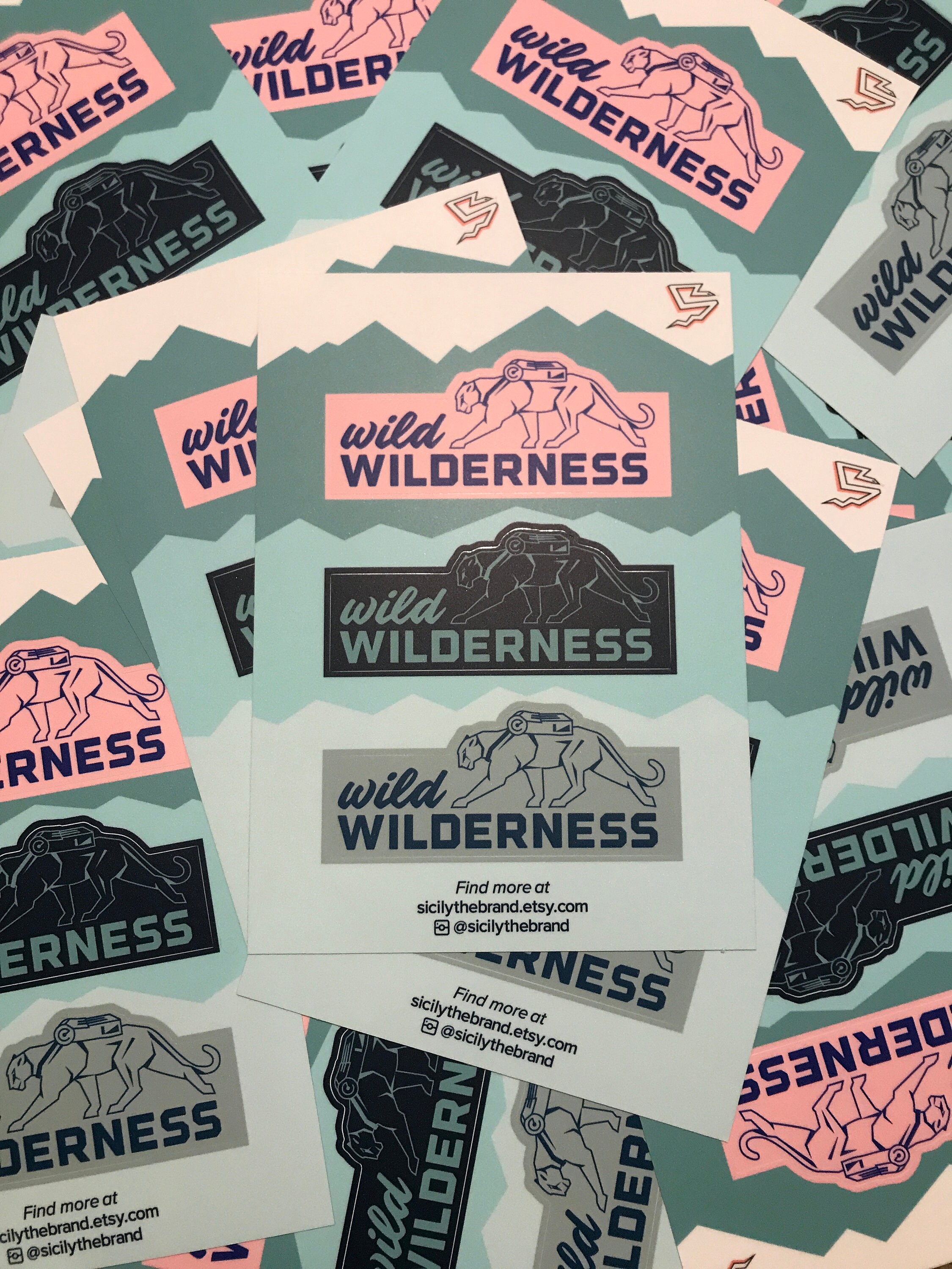 Wild Wilderness Sticker Sheet - Etsy.de