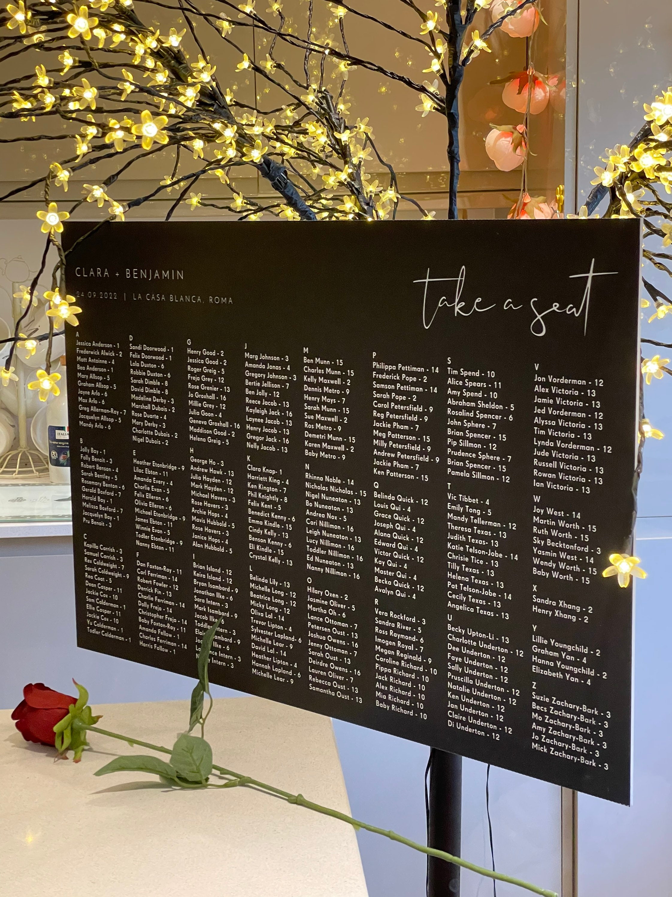 Seating Plans, Table Plan, Seating Chart, Wedding, Welcome Boards ...