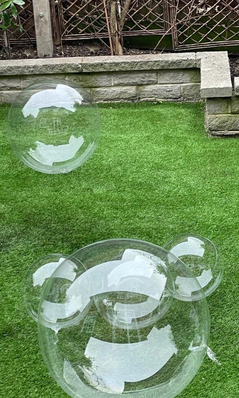 Transparent Spherical Balloons: Elegant, Colourless Party Decor - Etsy