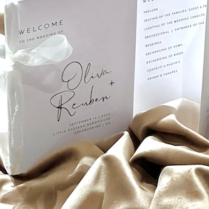 Order of Service Programme Information Booklet/pamphlet - Etsy