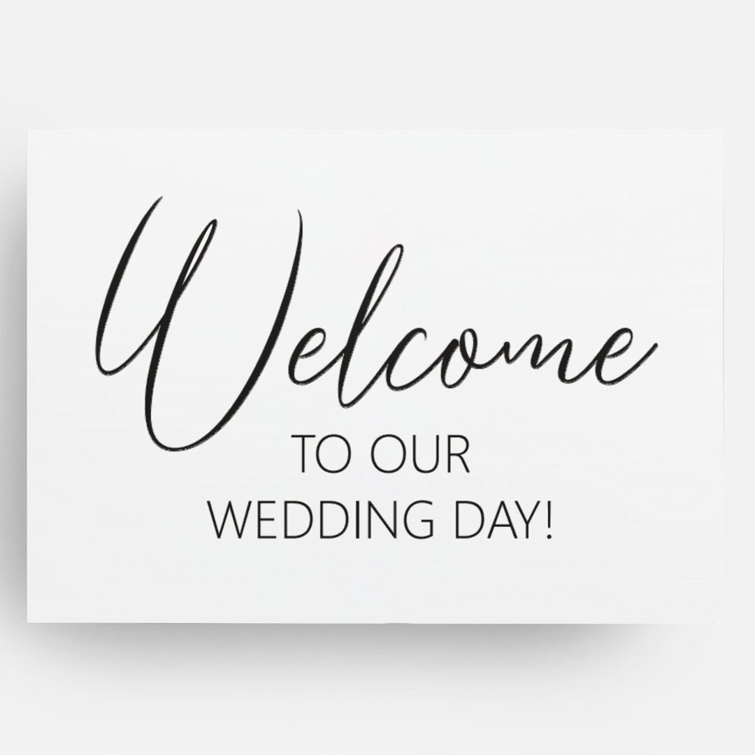 Wedding Signs Welcome Signs Display Sign Chart Plan Welcome Order of ...