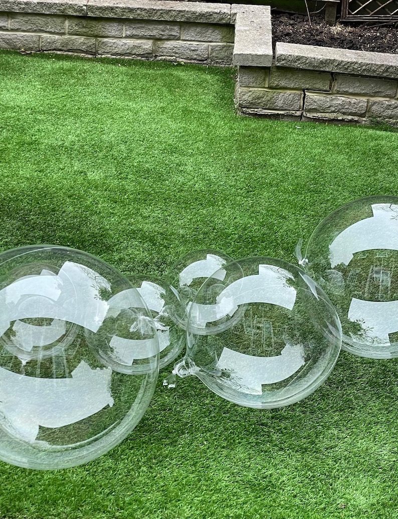 Transparent Spherical Balloons: Elegant, Colourless Party Decor - Etsy