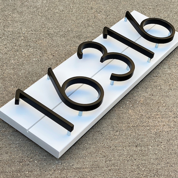 Modern Farmhouse House Numbers - Etsy