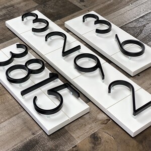 Farmhouse Shiplap House Numbers, Address Sign, Farmhouse Decor, Address ...