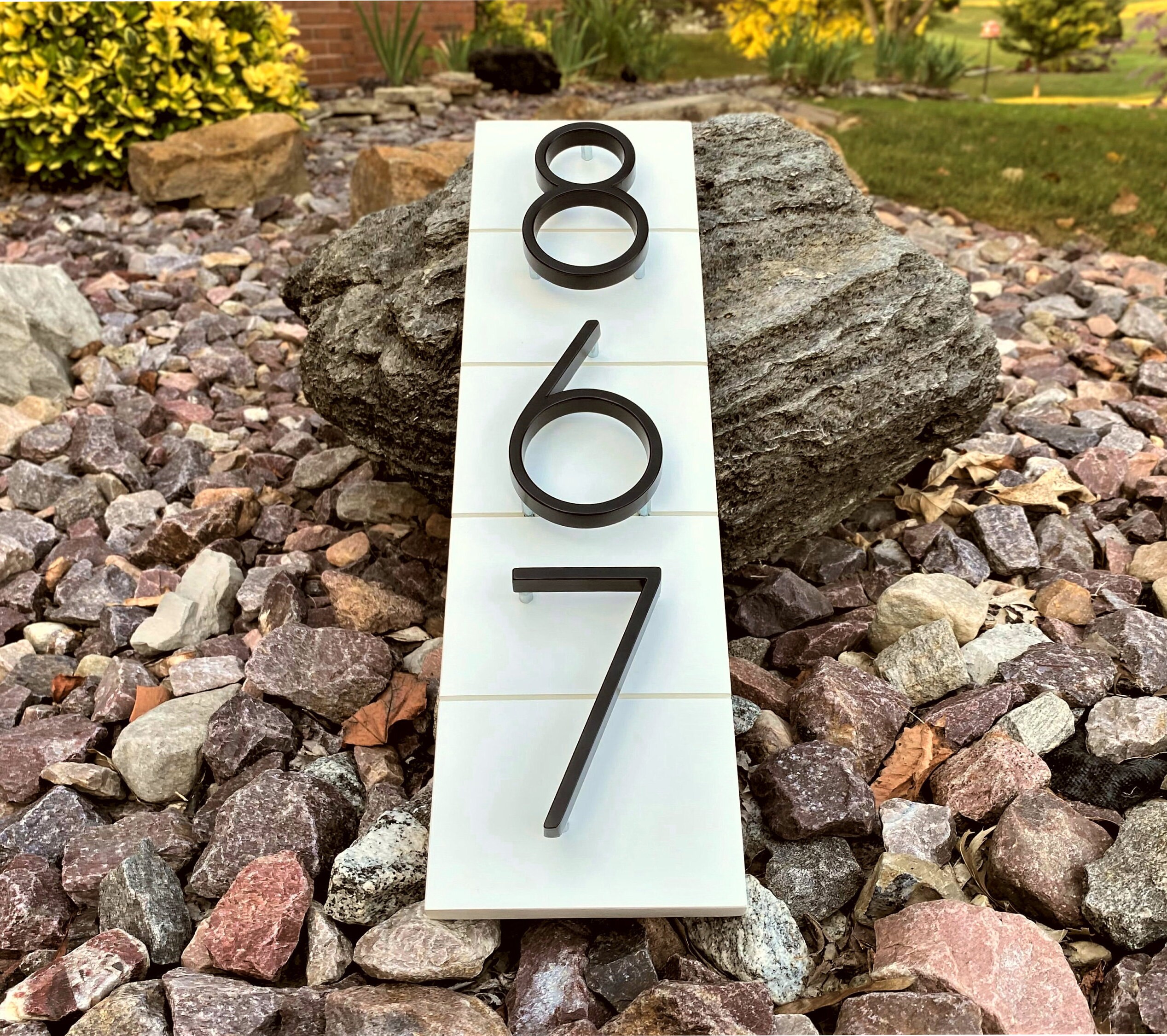 House Numbers Number Sign Address Sign Address Plaque - Etsy