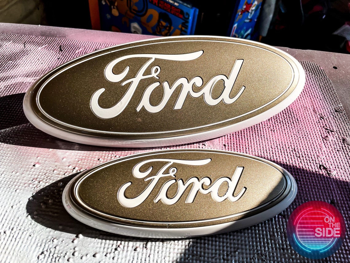 2017-2021 Ford F-250 F-350 Super Duty Emblems Ovals Custom Painted - Etsy