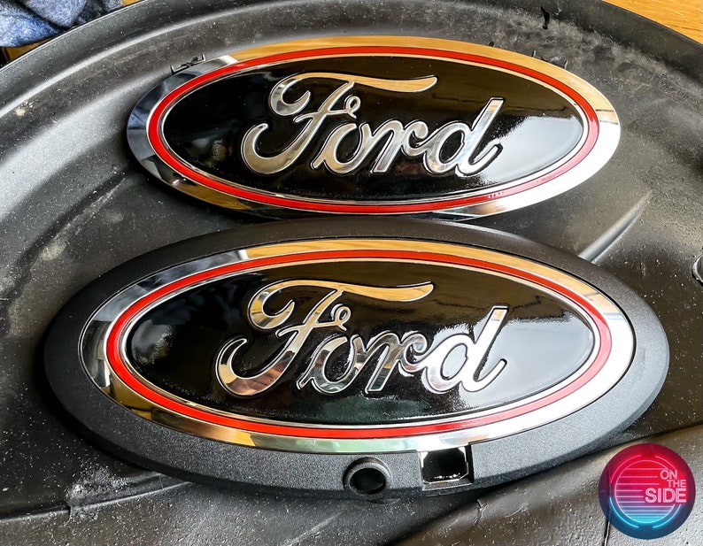 2017-2021 Ford F-250 F-350 Super Duty Emblems Ovals Custom Painted - Etsy