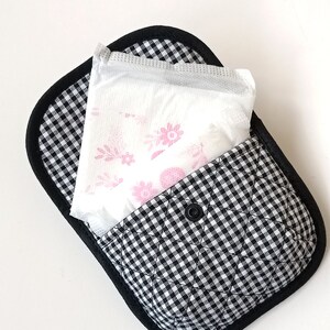 Period Pad Pouch Travel, Sanitary Pad Pouch, Tampon Storage, Period Bag ...