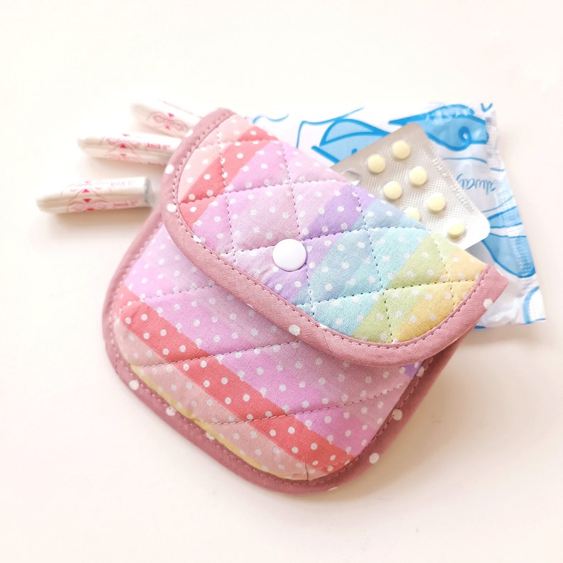 Sanitary Pad Pouch Travel First Period Gift First Period - Etsy