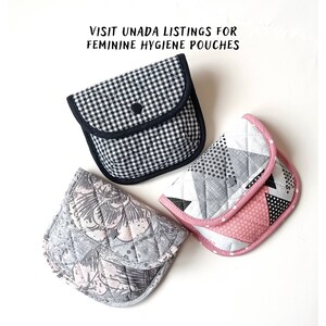 Period Pad Pouch Travel, Sanitary Pad Pouch, Tampon Storage, Period Bag ...