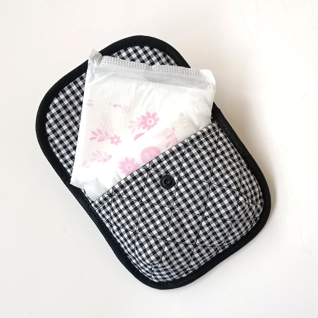 Period Pad Pouch Travel, Sanitary Pad Pouch, Tampon Storage, Period Bag ...