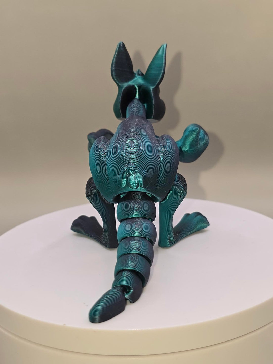 3d Printed Articulated Boxing Kangaroo, Fidget Toy, Articulated Toy ...