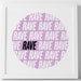 Rave Repeat / Printable / Download / Illustration / Typography / Music ...