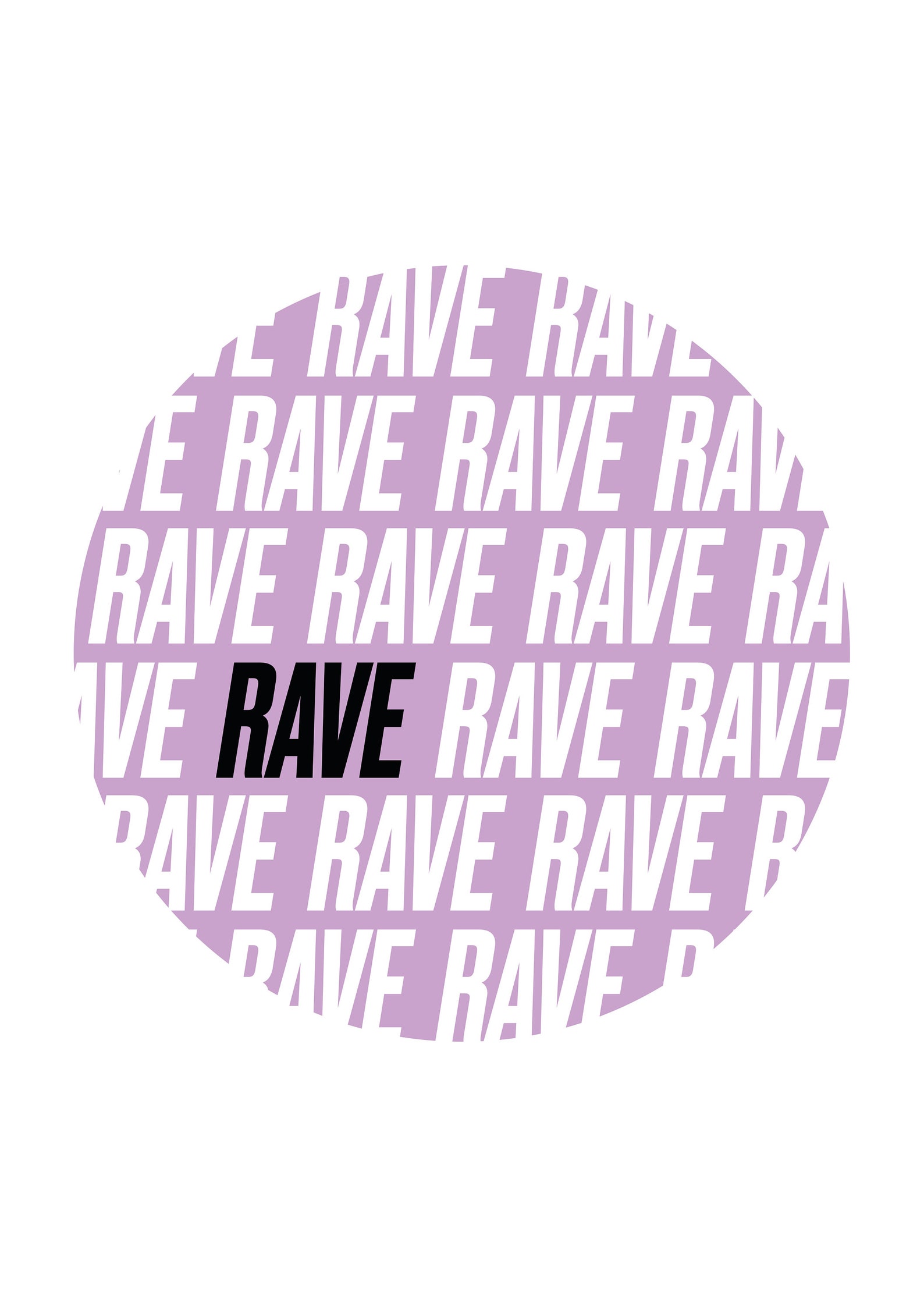 Rave Repeat / Printable / Download / Illustration / Typography / Music ...
