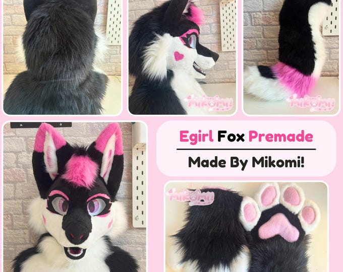Egirl Fox Fursuit Partial Premade! - Etsy