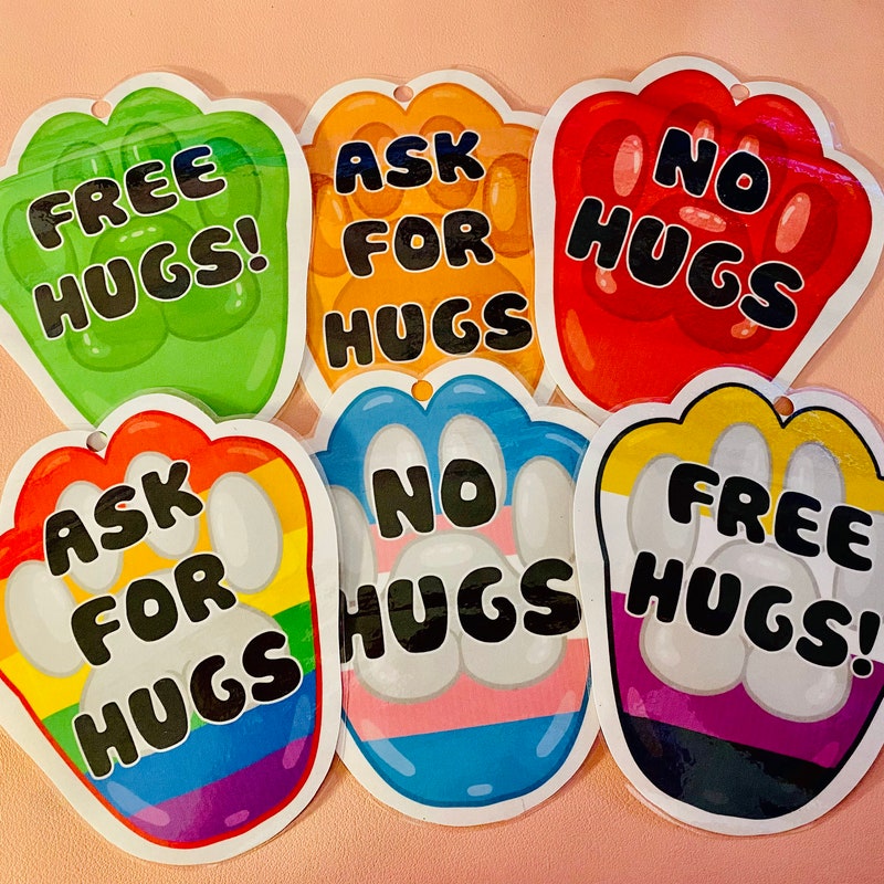 Furry Consent Badges - Etsy