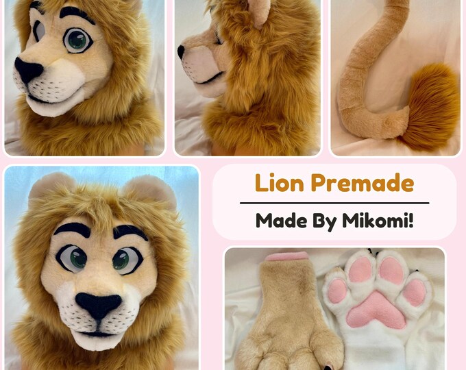 Lion Fursuit Partial Premade! - Etsy