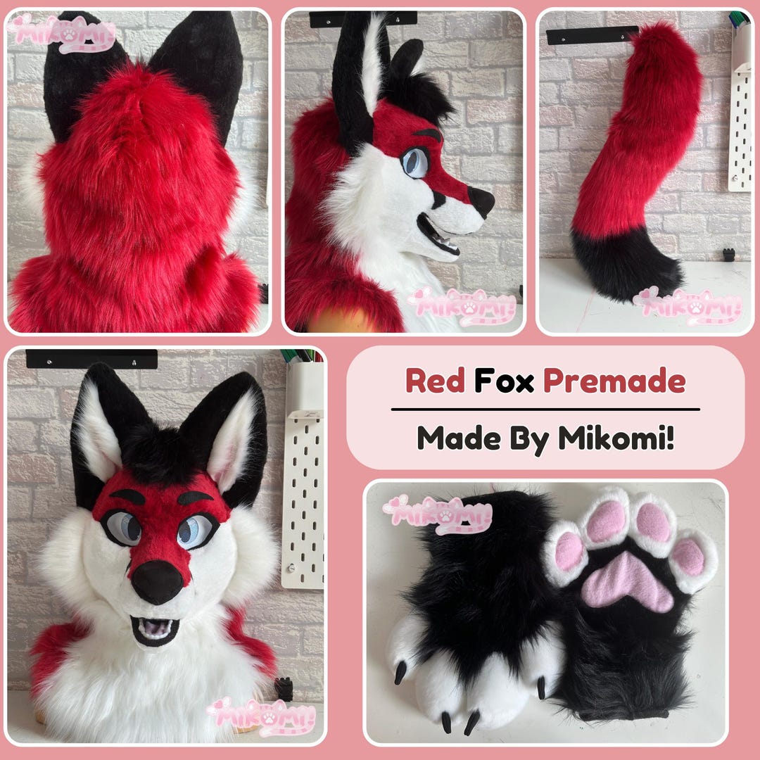 Red Fox Fursuit Partial Premade! - Etsy