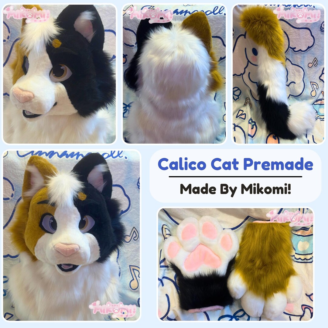 Calico Cat Fursuit Partial Premade! - Etsy