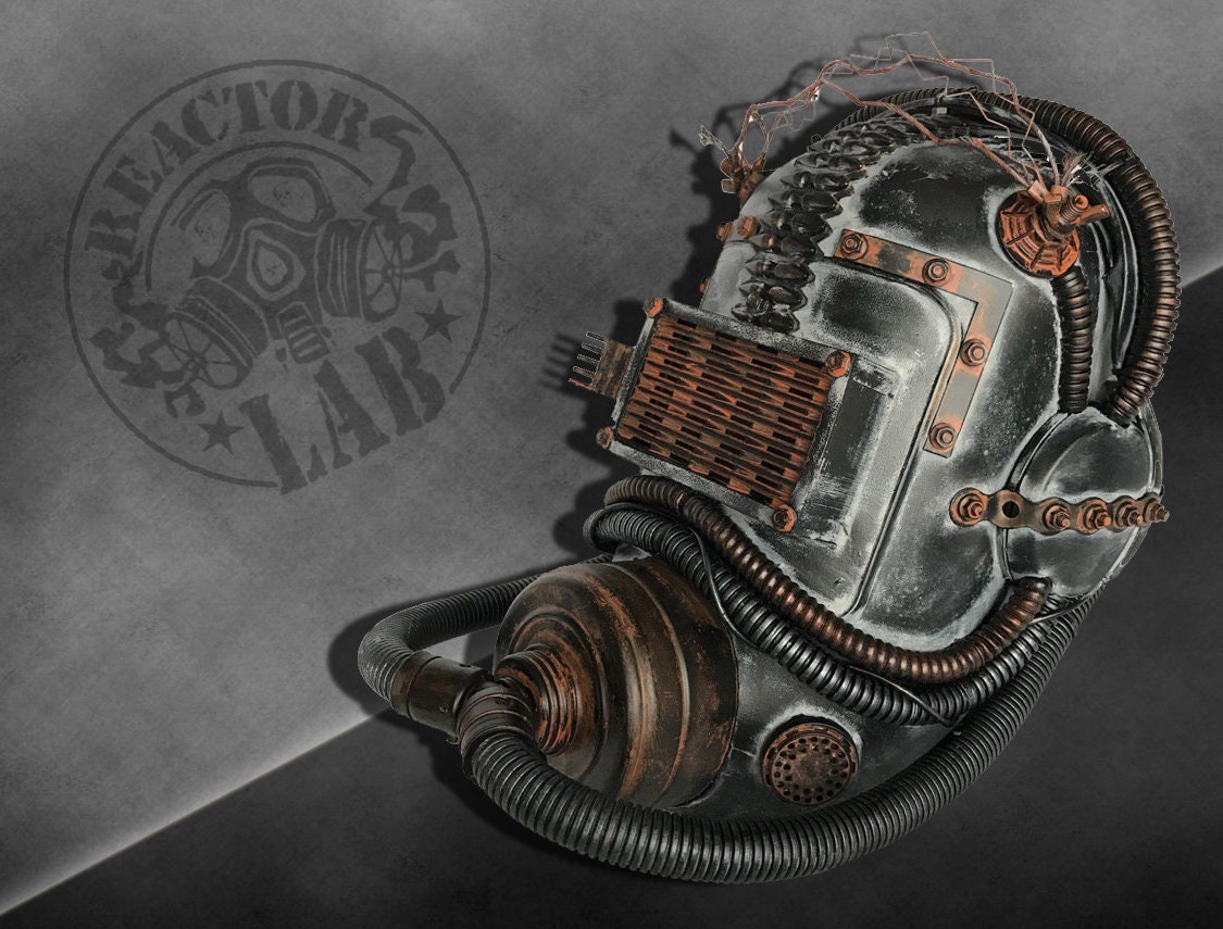 Gas mask cosplay Fallout helmet Wasteland mask. | Etsy