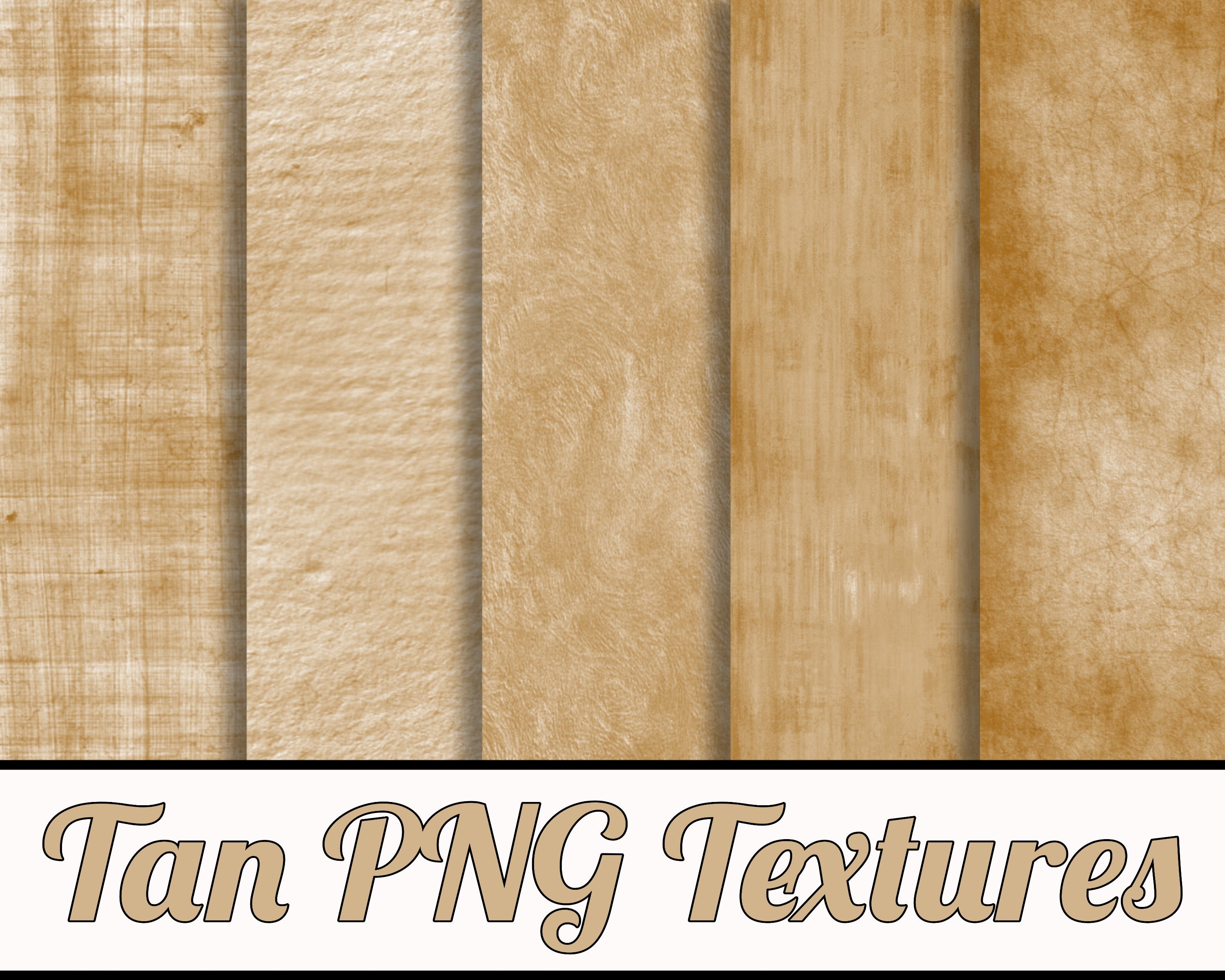 Seamless Distressed Tan Textures PNG Digital Paper Pack 5 - Etsy