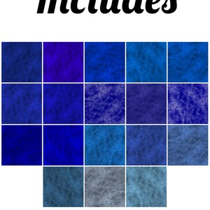 Blue Flames Digital Paper Pack, 18 Fire Textures Scrapbooking Papers ...