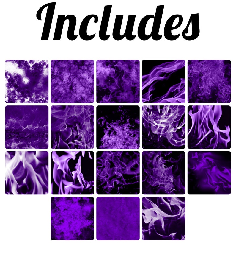 Indigo Fire Digital Paper Pack 18 Textured Scrapbooking - Etsy